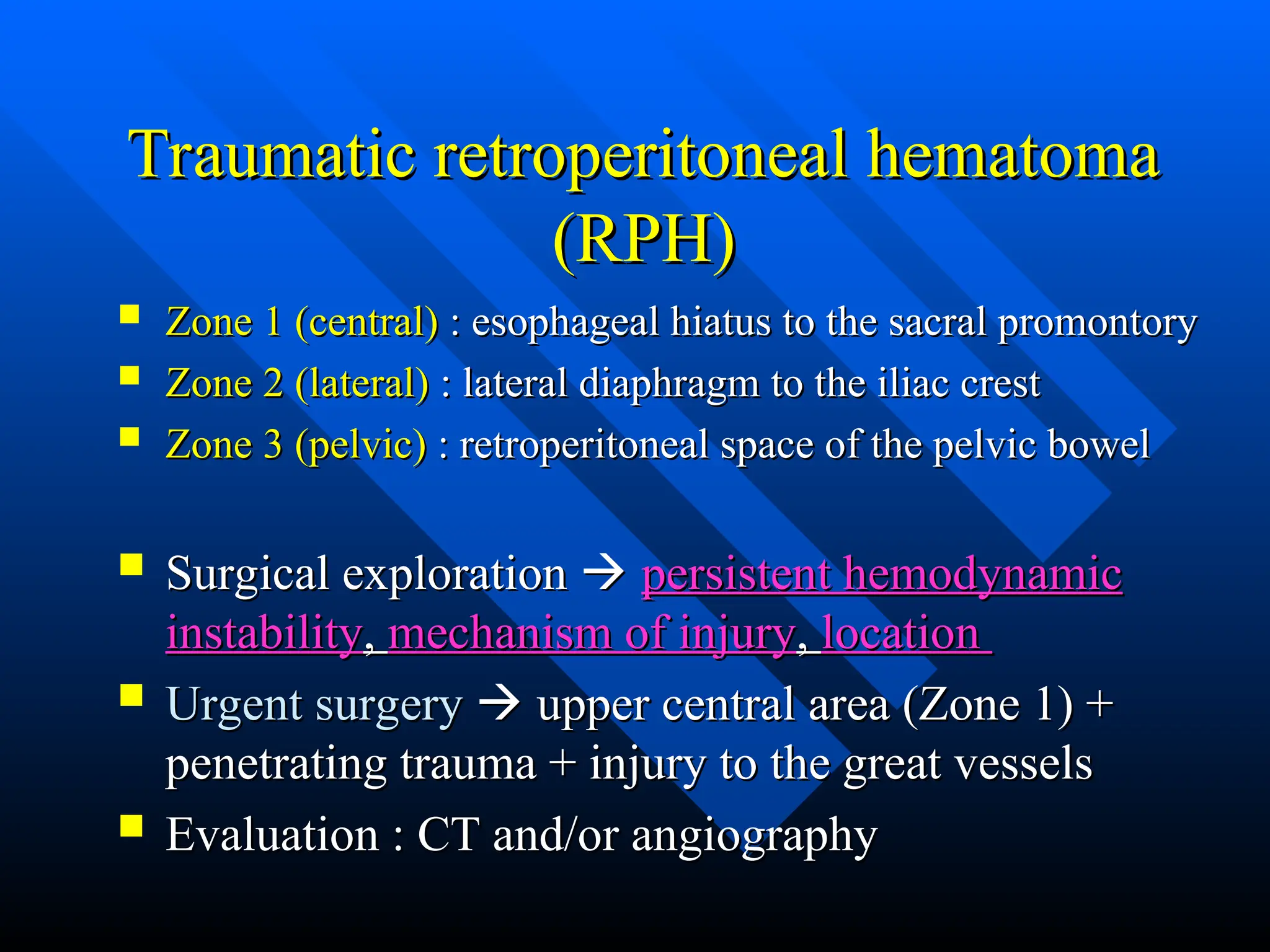 Retroperitoneal Hematoma causes and management the lect.ppt