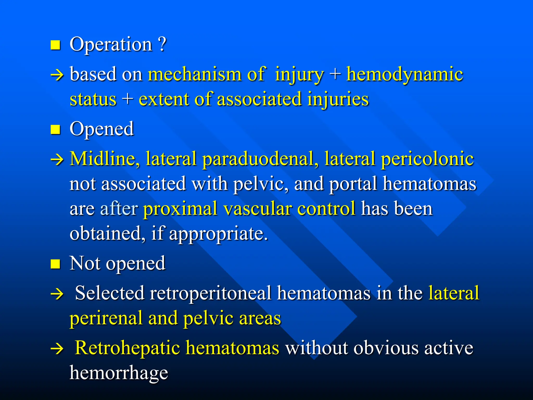 Retroperitoneal Hematoma types and management the lect.ppt