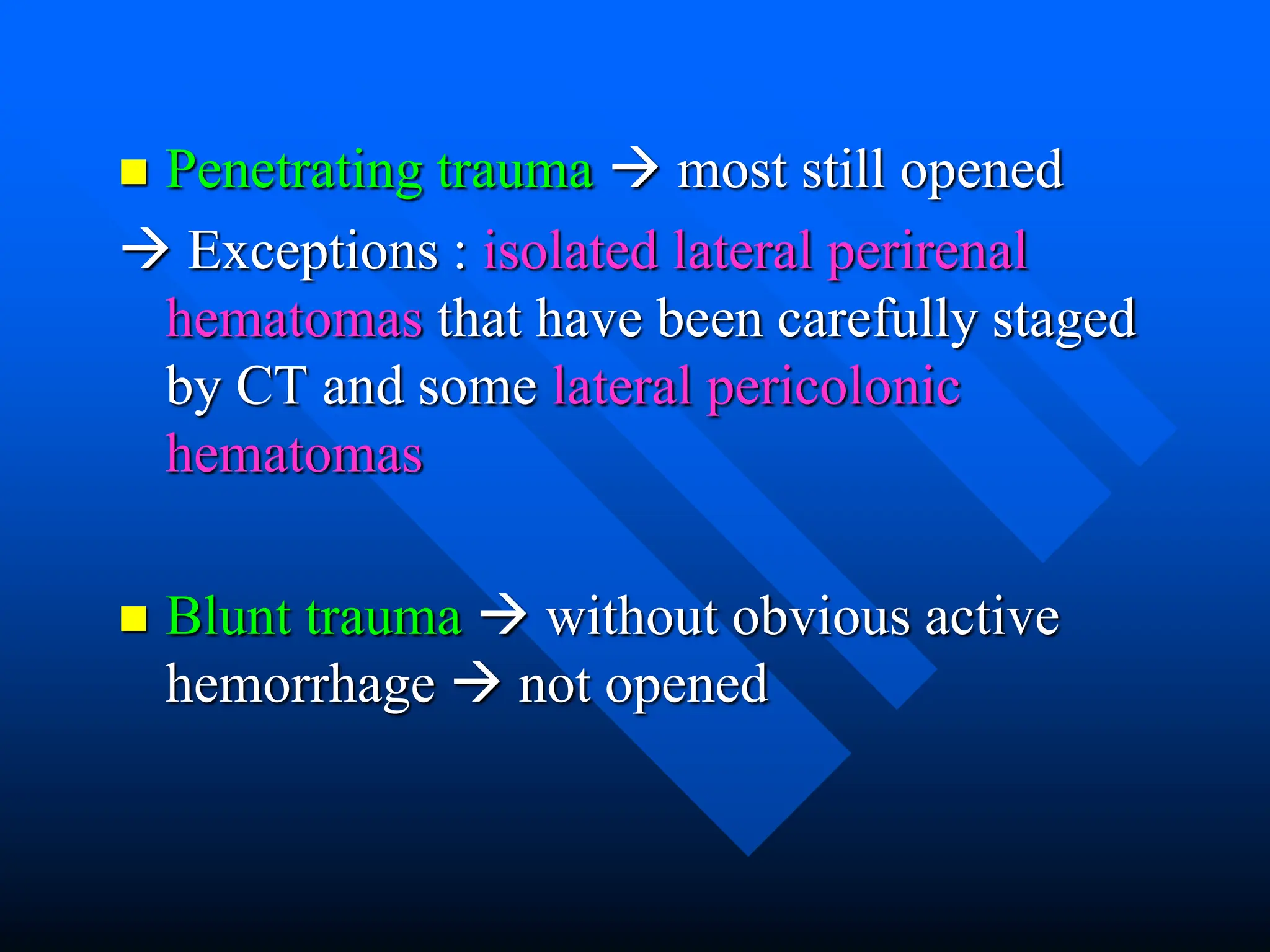 Retroperitoneal Hematoma types and management the lect.ppt