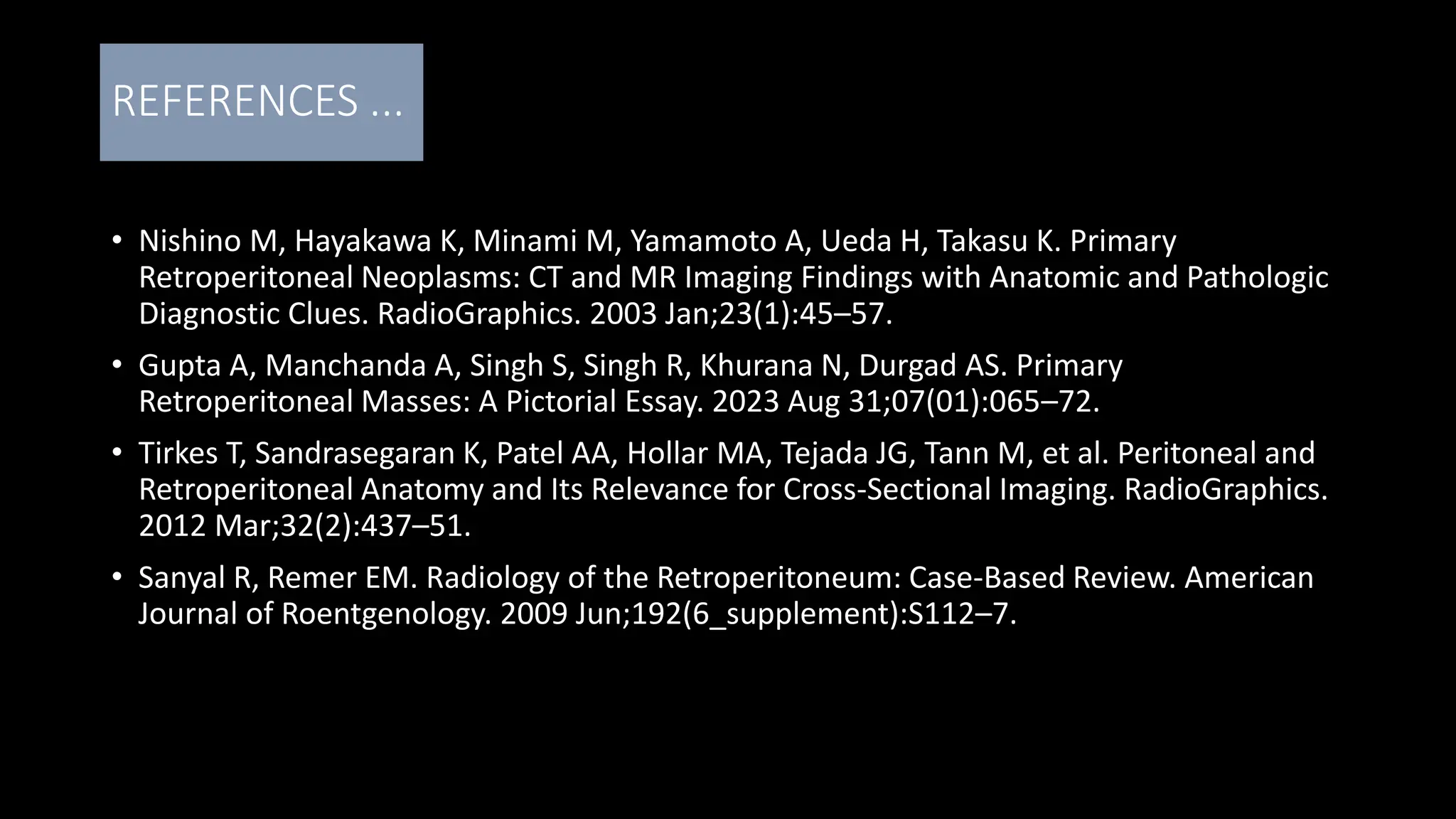 retroperitoneal mass and retroperitoneal anatomy | PPTX