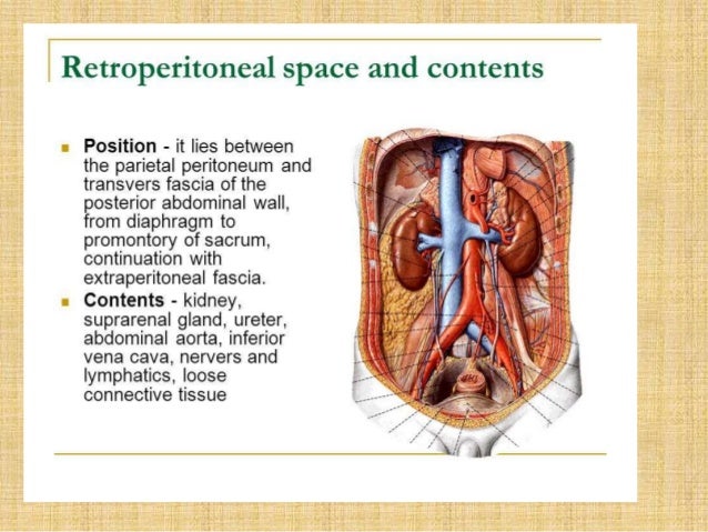 Retroperitoneal tumours