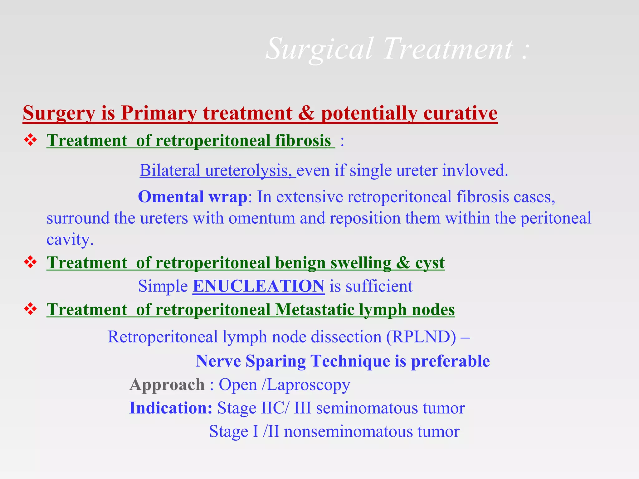Retroperitoneal tumours.pptx | Cancer | Diseases and Conditions