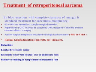 Retroperitoneal tumours.pptx | Cancer | Diseases and Conditions