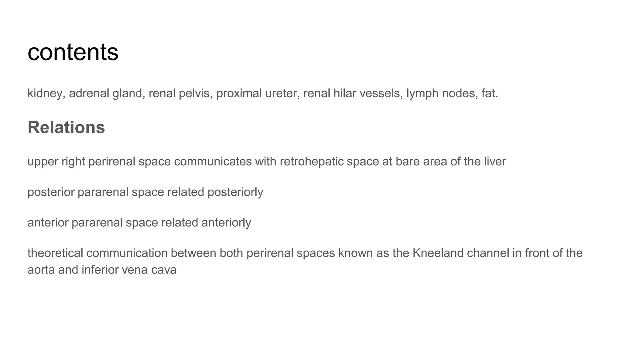 Anatomy of Retroperitoneum. | PPTX