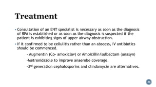 Retropharyngeal Abscess by Boluwatife Afolabi | PPTX