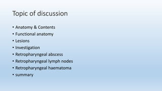Retropharyngeal Space Boundaries