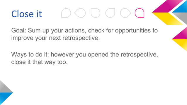 Retrospect it! a simple recipe for building fun agile retrospectives | PPTX