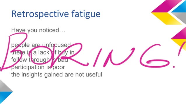 Retrospect it! a simple recipe for building fun agile retrospectives | PPTX