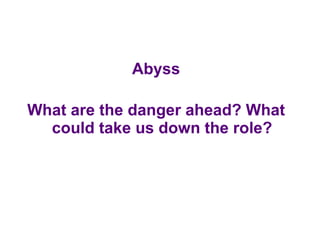 Retrospective activity speed car abyss | PPT