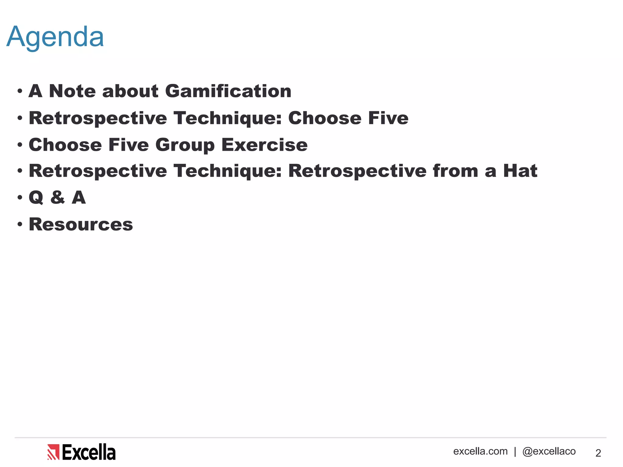 Let's Keep Retrospectives Engaging via Gamification | PPT