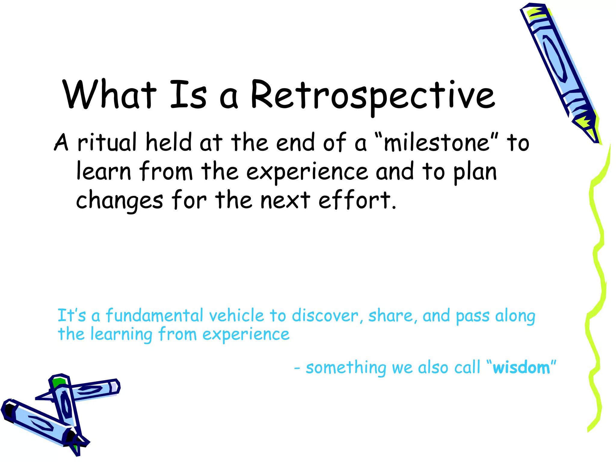 Retrospective Meeting Knowledge Sharing | PPT