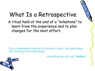 Retrospective Meeting Knowledge Sharing | PPT
