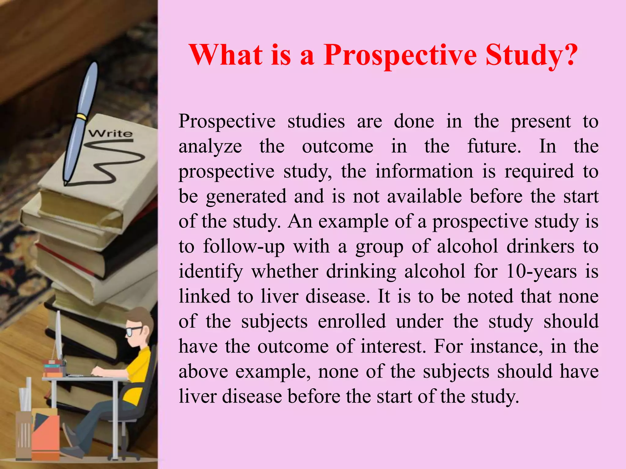 Retrospective vs Prospective Study | PPTX