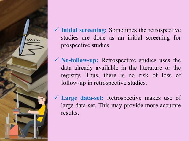 Retrospective vs Prospective Study | PPTX