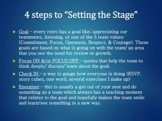 How to increase effectiveness & fulfillment in Retrospectives | PPT