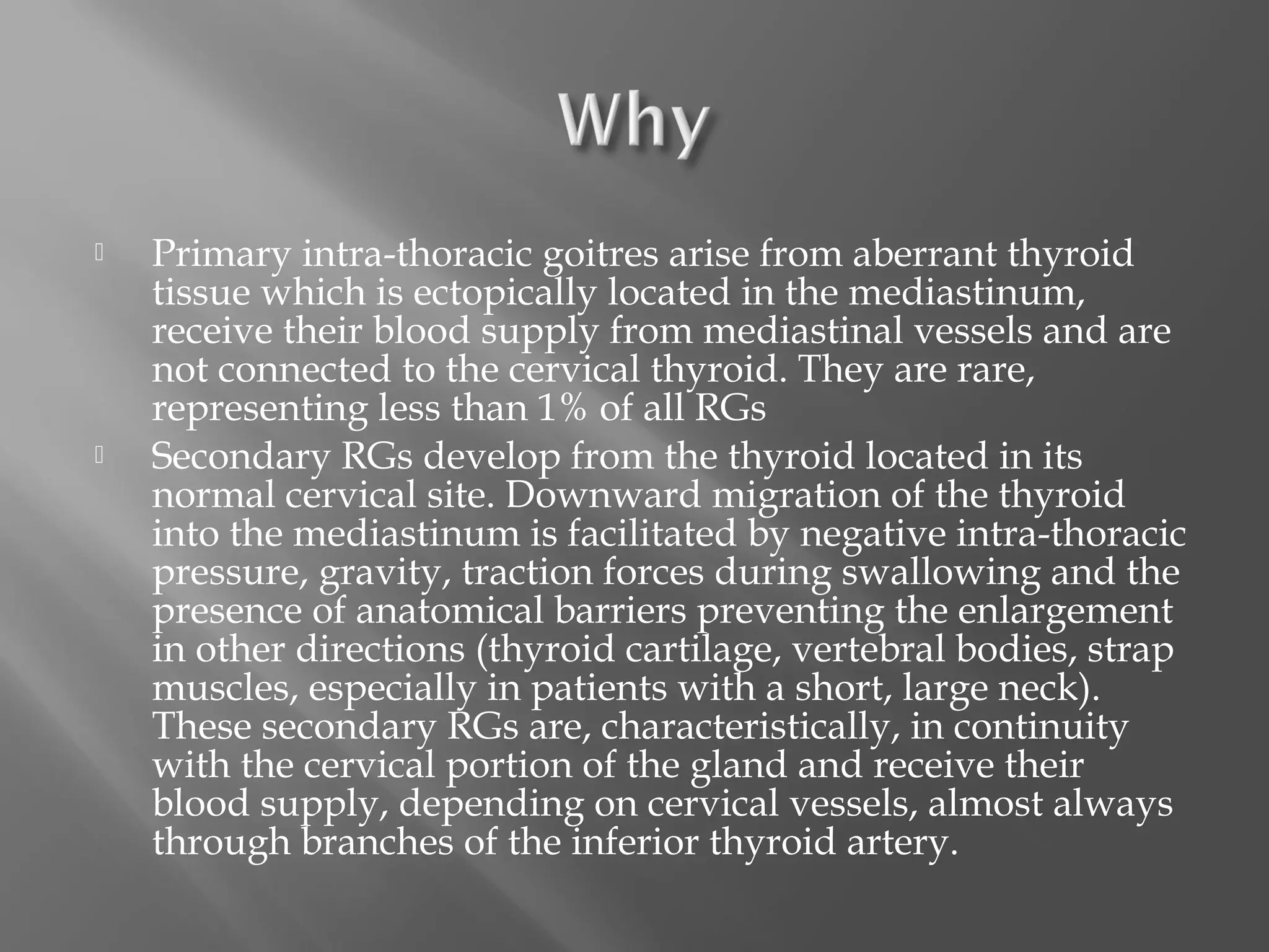 Retrosternal goiter | PPT