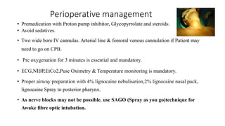 Retrosternal SZISACON anaesthesia periop | PPT