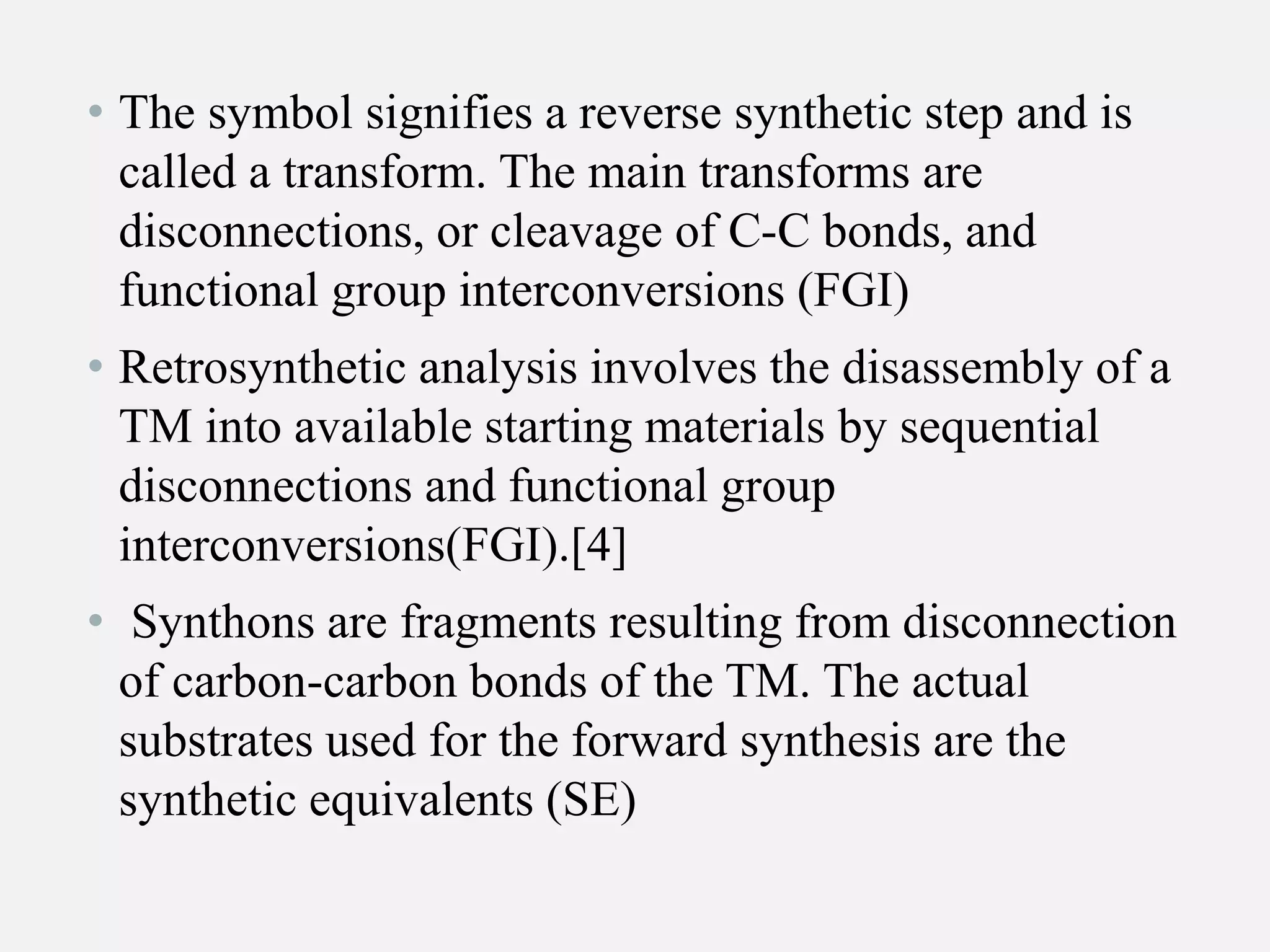 Retrosynthes analysis and disconnection approach | PPTX