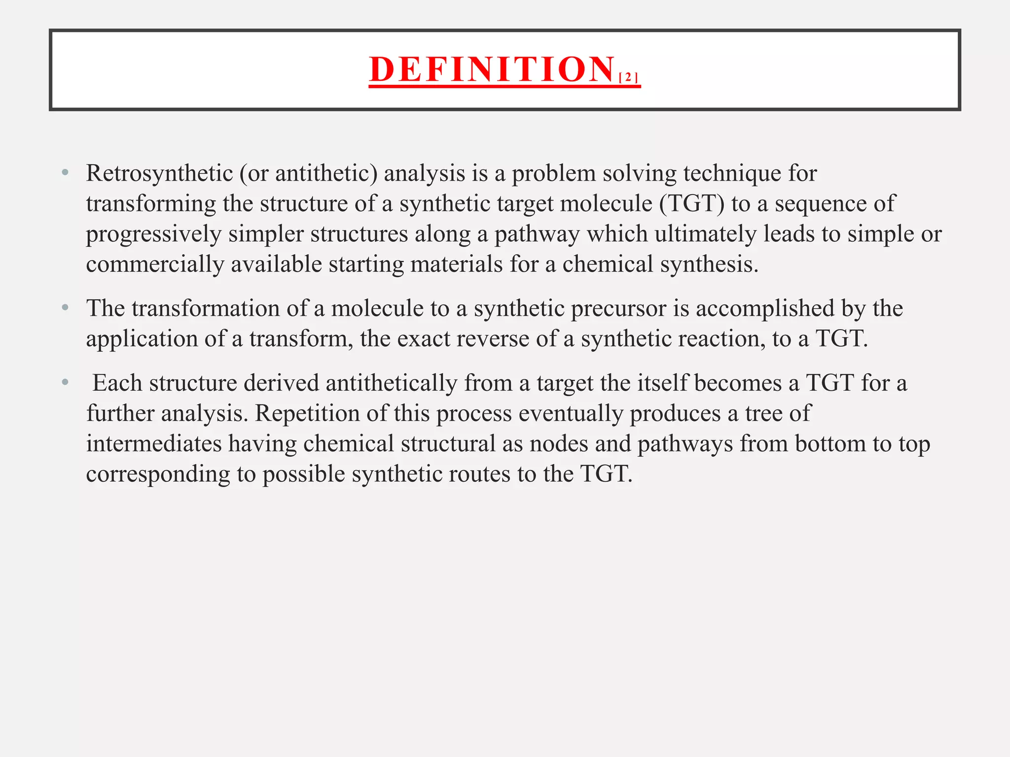 Retrosynthes analysis and disconnection approach | PPTX