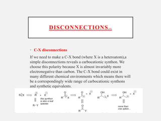 Retrosynthes analysis and disconnection approach | PPTX