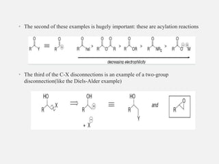 Retrosynthes analysis and disconnection approach | PPTX