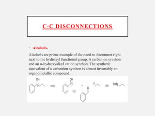 Retrosynthes analysis and disconnection approach | PPTX