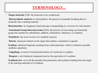 Retrosynthes analysis and disconnection approach | PPTX