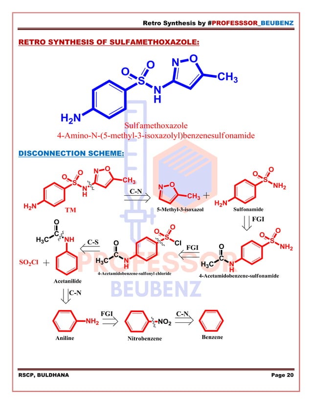 Retrosynthesis by Professor Beubenz | PDF