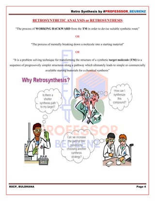 Retrosynthesis by Professor Beubenz | PDF