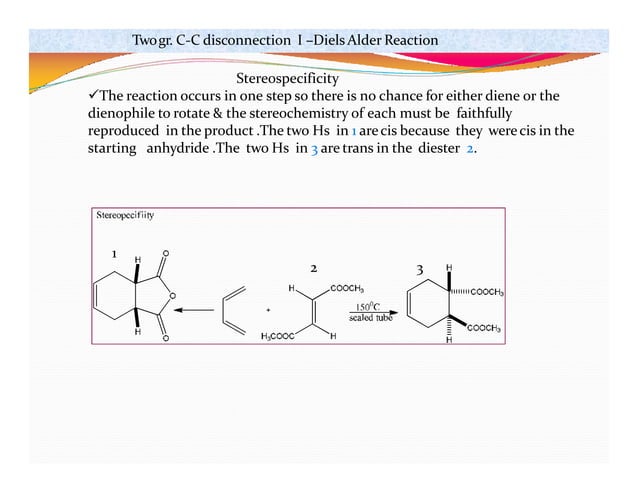 Retrosynthesis or the discconection approach | PPTX | Chemistry | Science