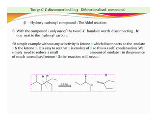Retrosynthesis or the discconection approach | PPTX