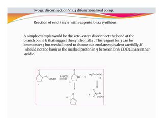 Retrosynthesis or the discconection approach | PPTX