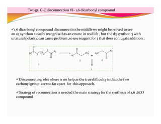 Retrosynthesis or the discconection approach | PPTX