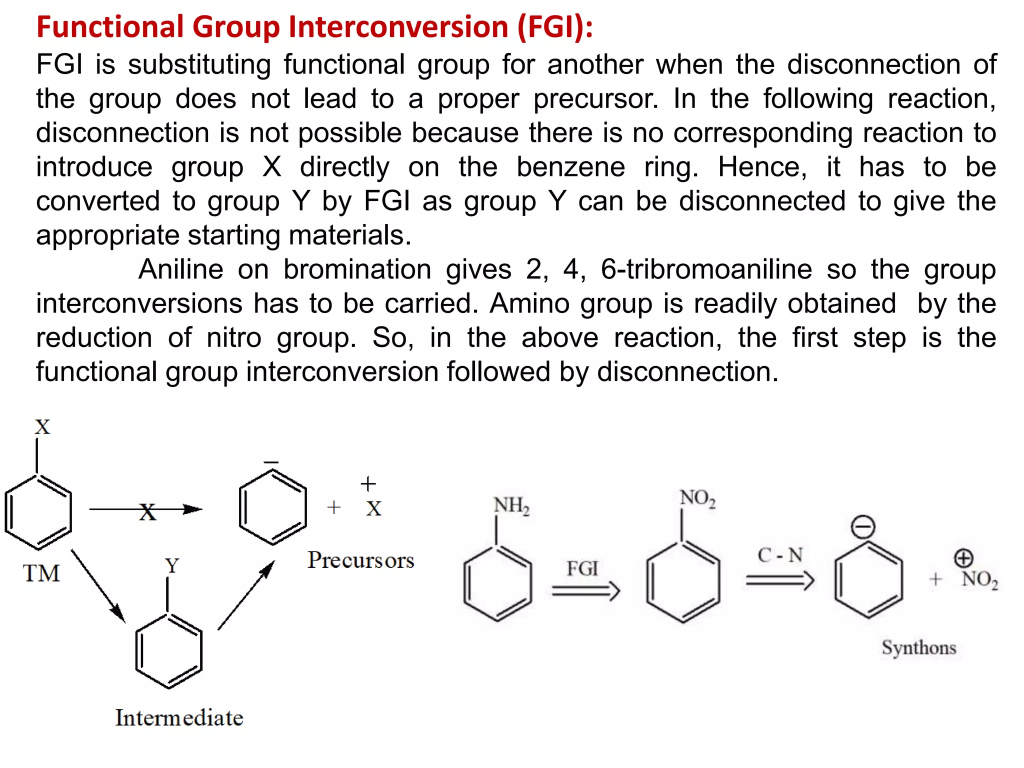 Retrosynthetic analysis in organic synthesis | PPTX