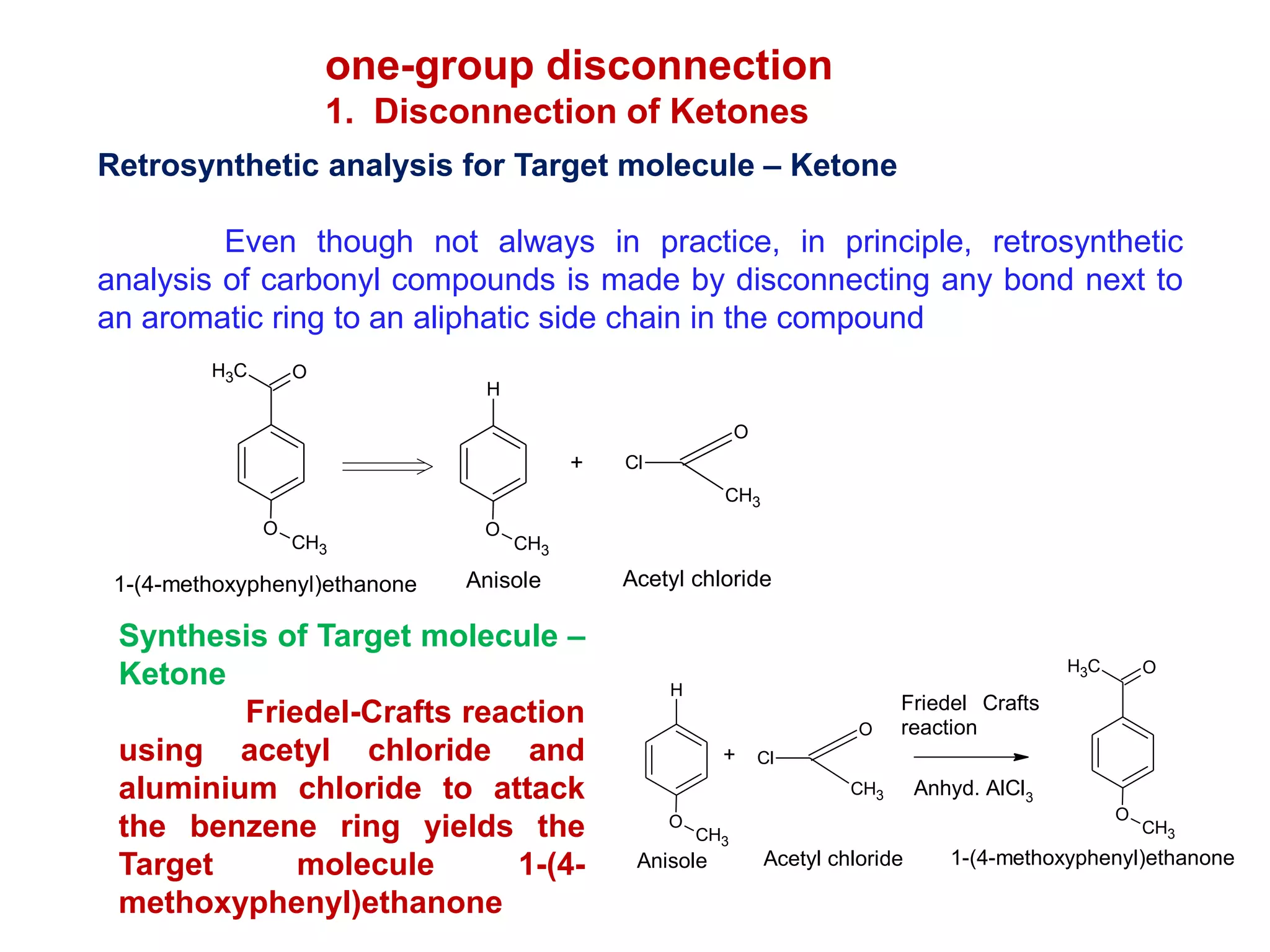 Retrosynthetic analysis in organic synthesis | PPTX
