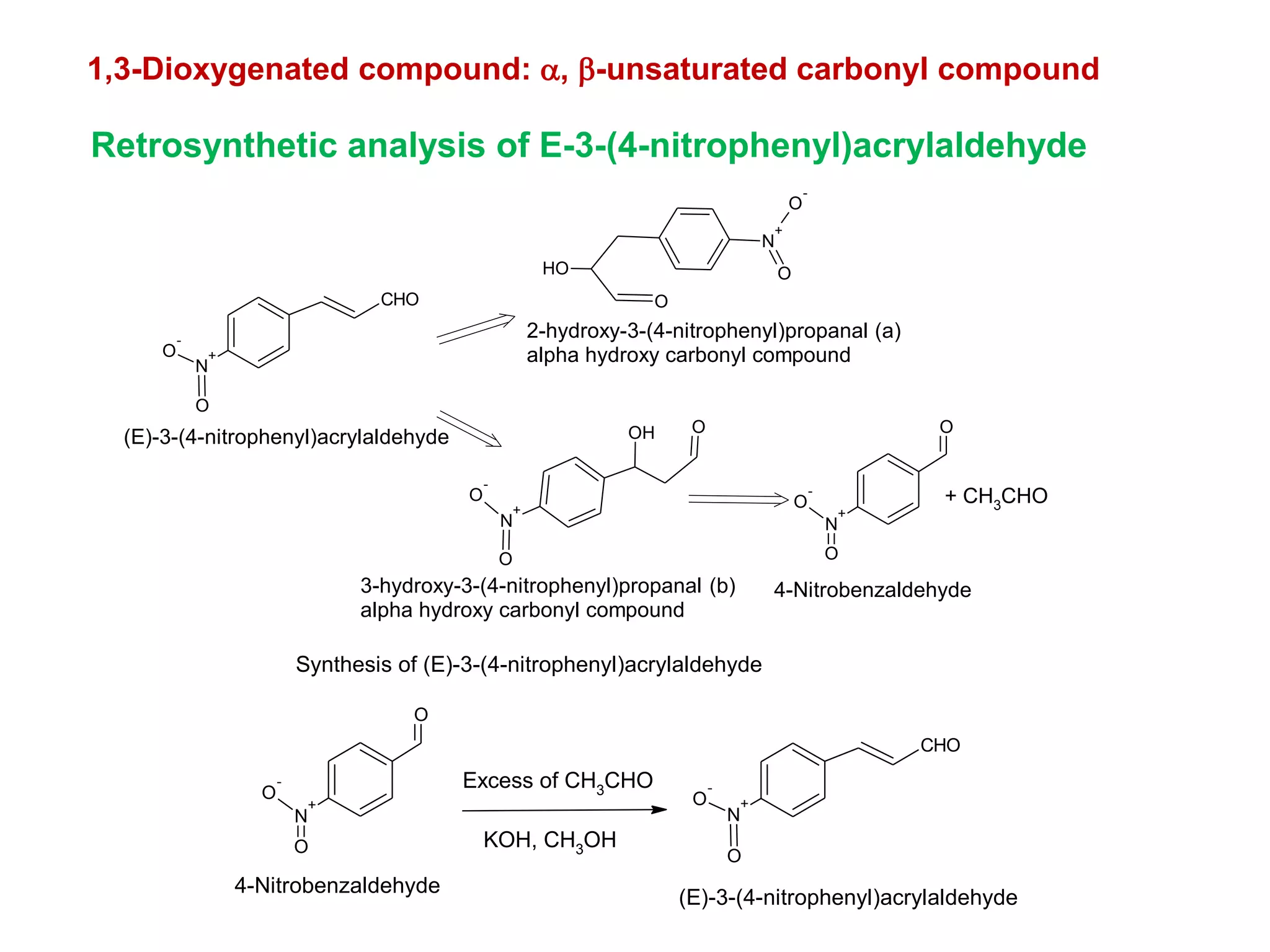 Retrosynthetic analysis in organic synthesis | PPTX