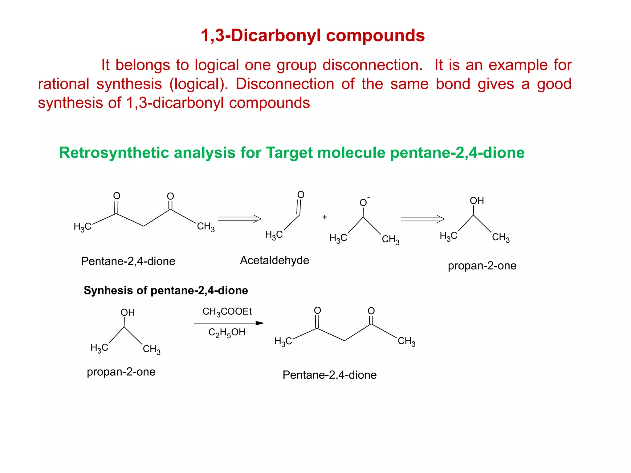 Retrosynthetic analysis in organic synthesis | PPTX