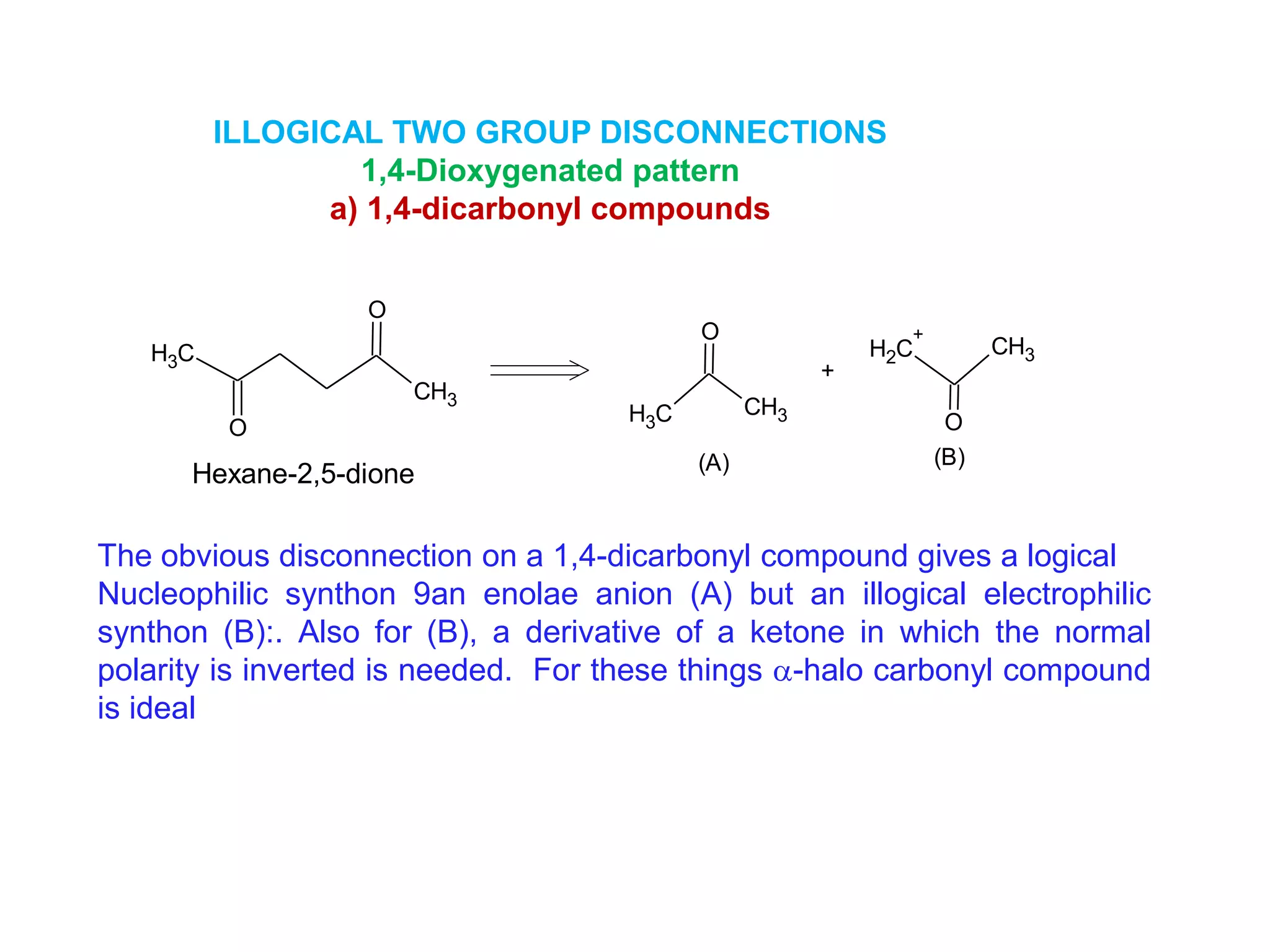Retrosynthetic analysis in organic synthesis | PPTX