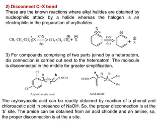 Retrosynthetic analysis in organic synthesis | PPTX