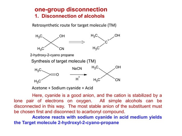 Retrosynthetic analysis in organic synthesis | PPTX | Chemistry | Science