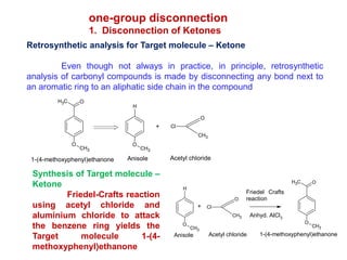 Retrosynthetic analysis in organic synthesis | PPTX