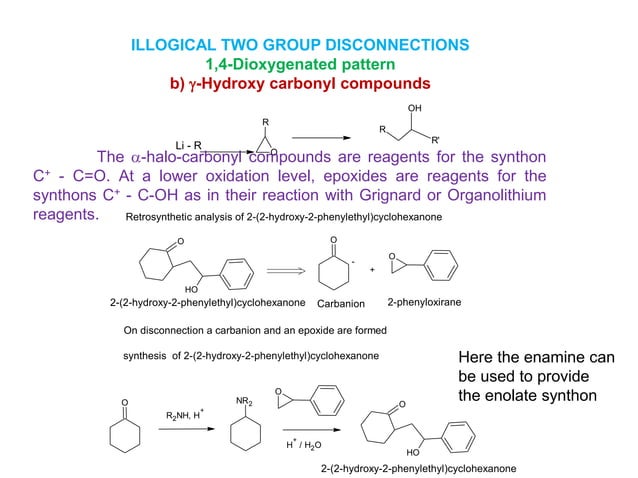 Retrosynthetic analysis in organic synthesis | PPT