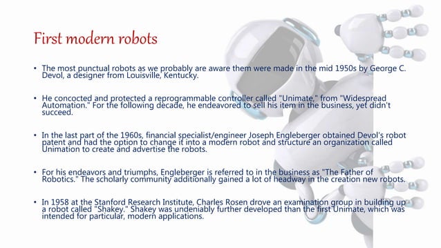 Retro Technology: Robots | PPTX | Robotics | Technology & Computing