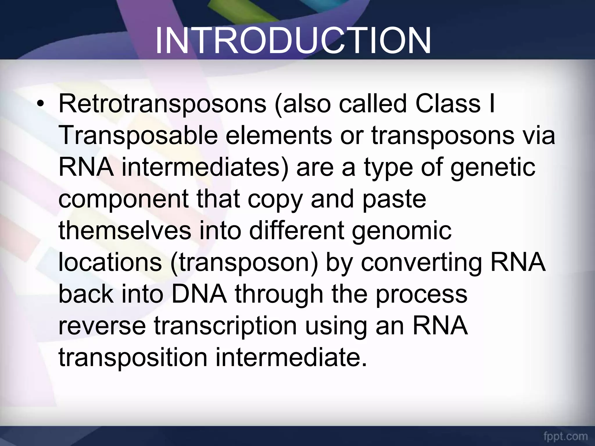 Retrotransposons | PPT