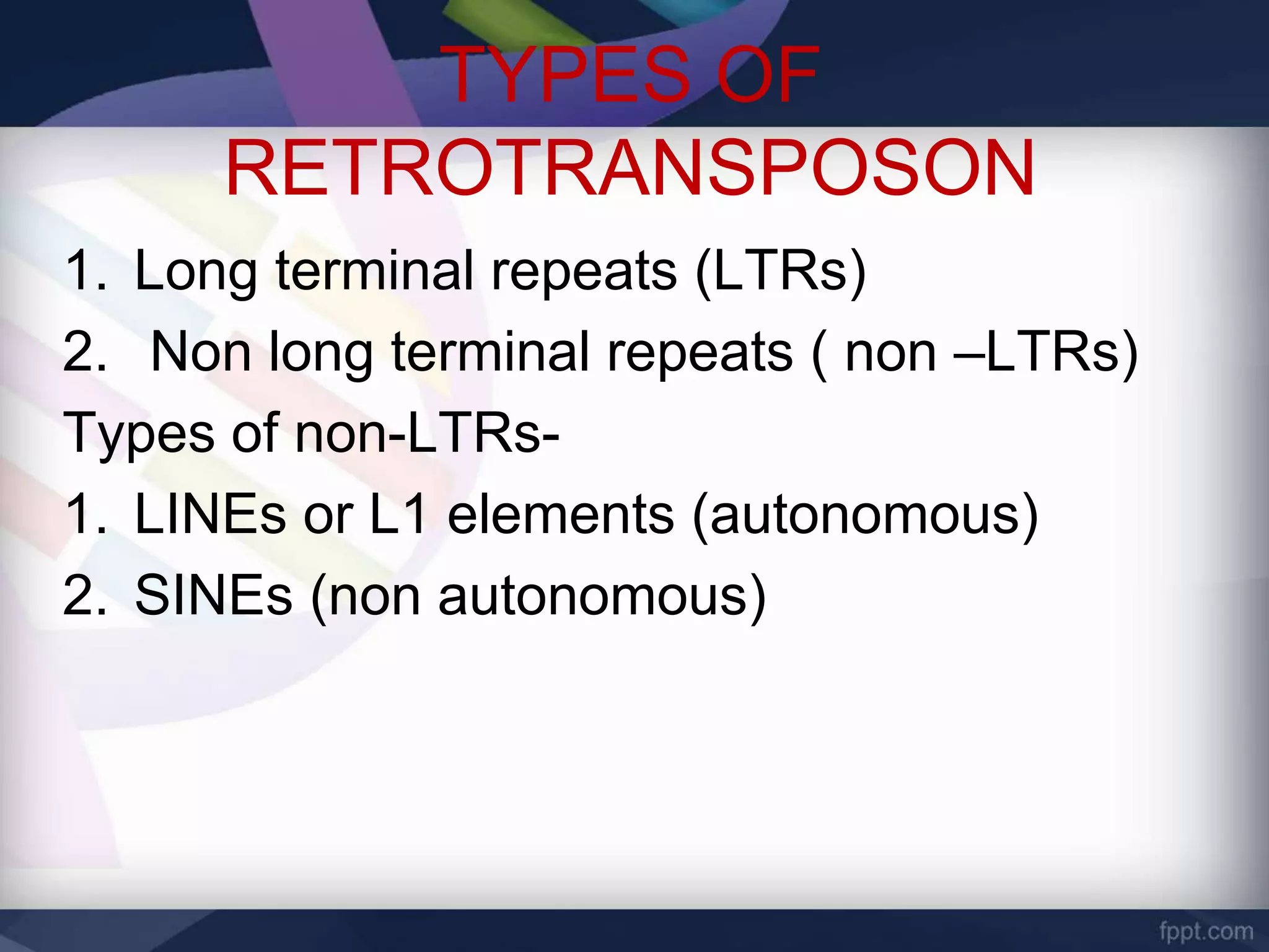 Retrotransposons | PPT