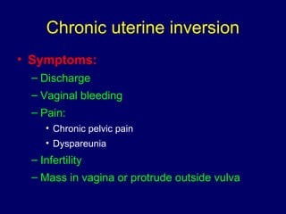 Retroverted retroflexed uterus &uterine inversion | PPT