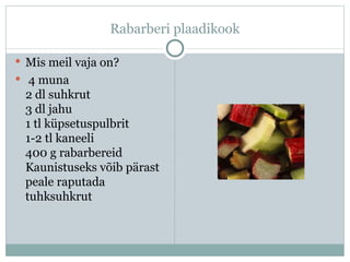 Retseptid | PPT
