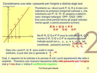 La Retta nel piano cartesiano | PPT