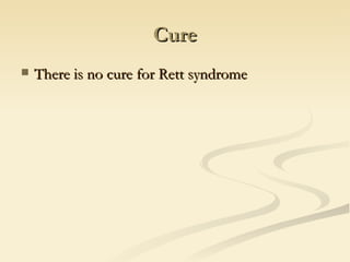 Rett syndrome | PPT