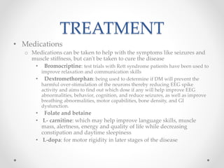 Rett syndrome Presentation | PPTX